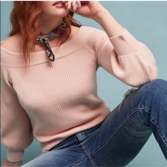 Anthropologie | Sweaters | Anthropologie Moth Dancer Off Shoulder ...